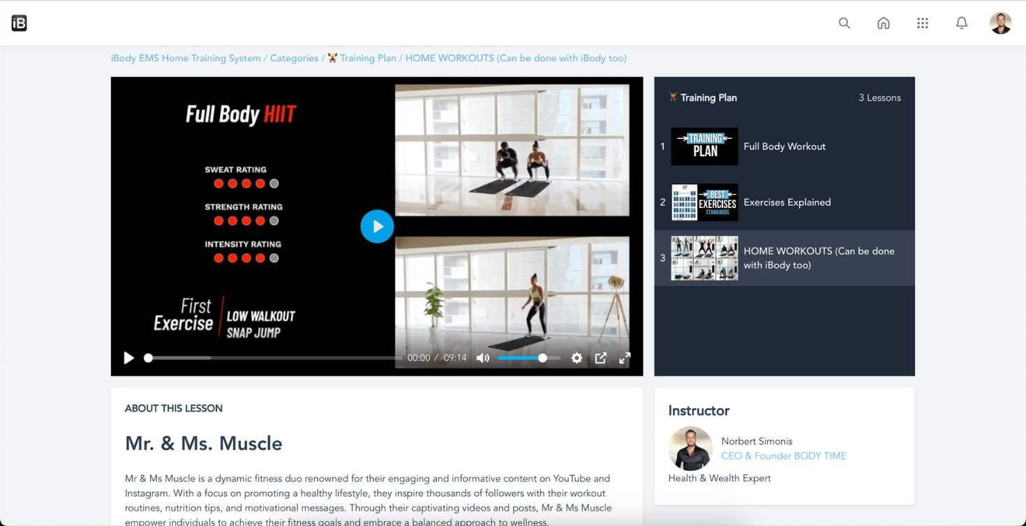 IBODY HOME TRAINING SYSTEM APP | BODY TIME DUBAI 🇦🇪